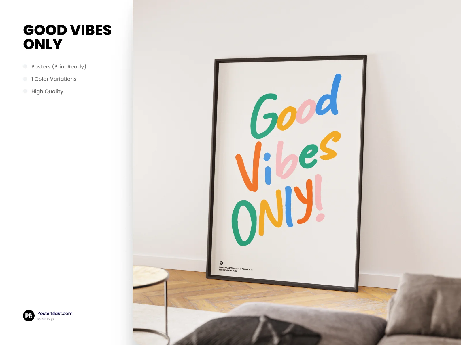 Good Vibes Only Poster - Poster Blast